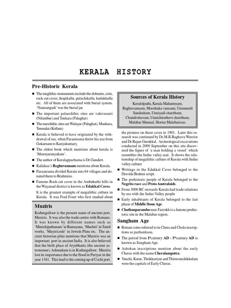 History of Kerala PDF | PDF | Kerala | Religion And Belief