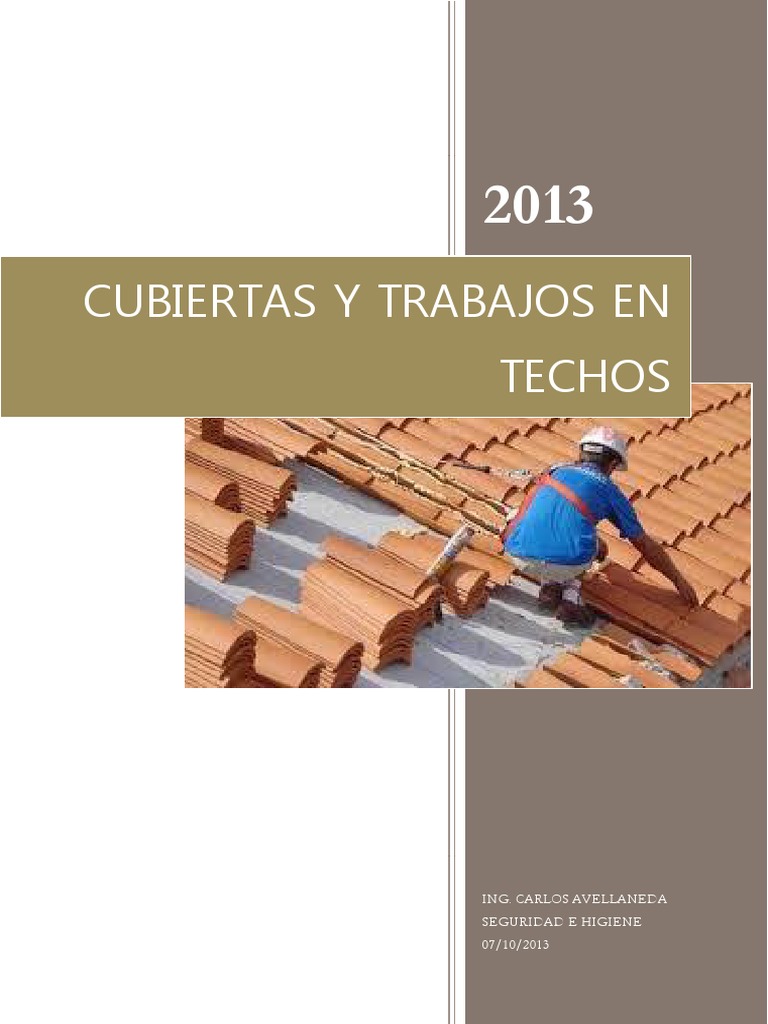 Cubiertas y Trabajos en Techos | PDF | Techo | Diseño ambiental