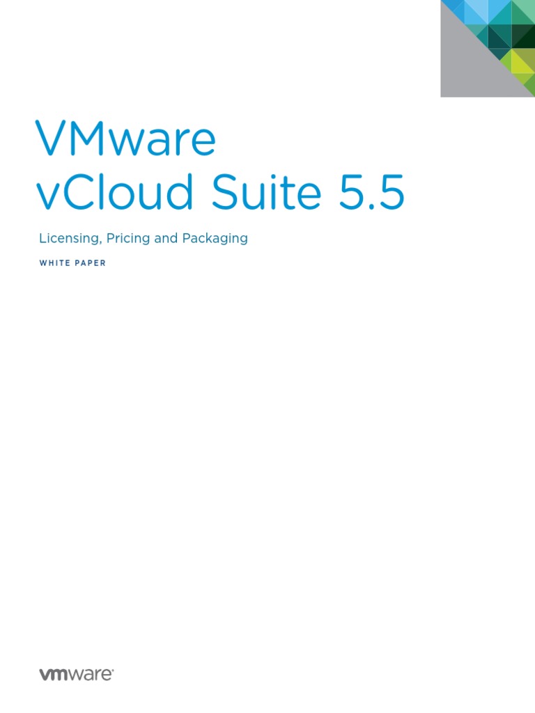 Vcloud Suite Pricing Packaging Whitepaper | PDF | Cloud Computing | V Mware