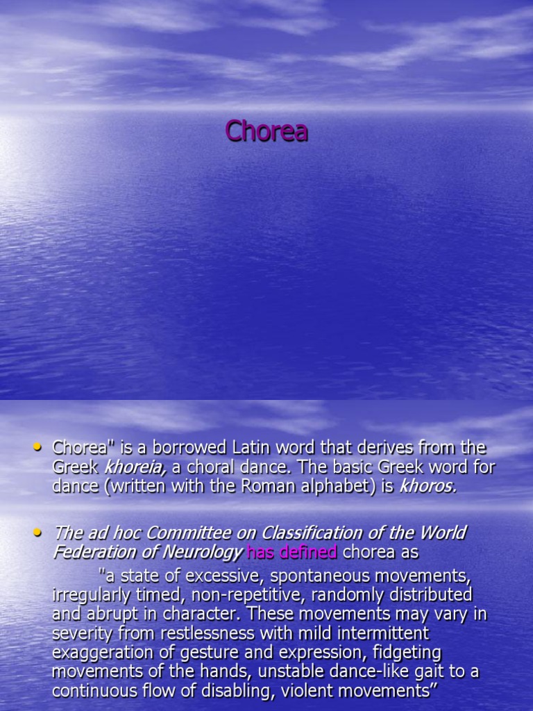 Understanding Chorea: Symptoms and Treatment | PDF | Antipsychotic ...