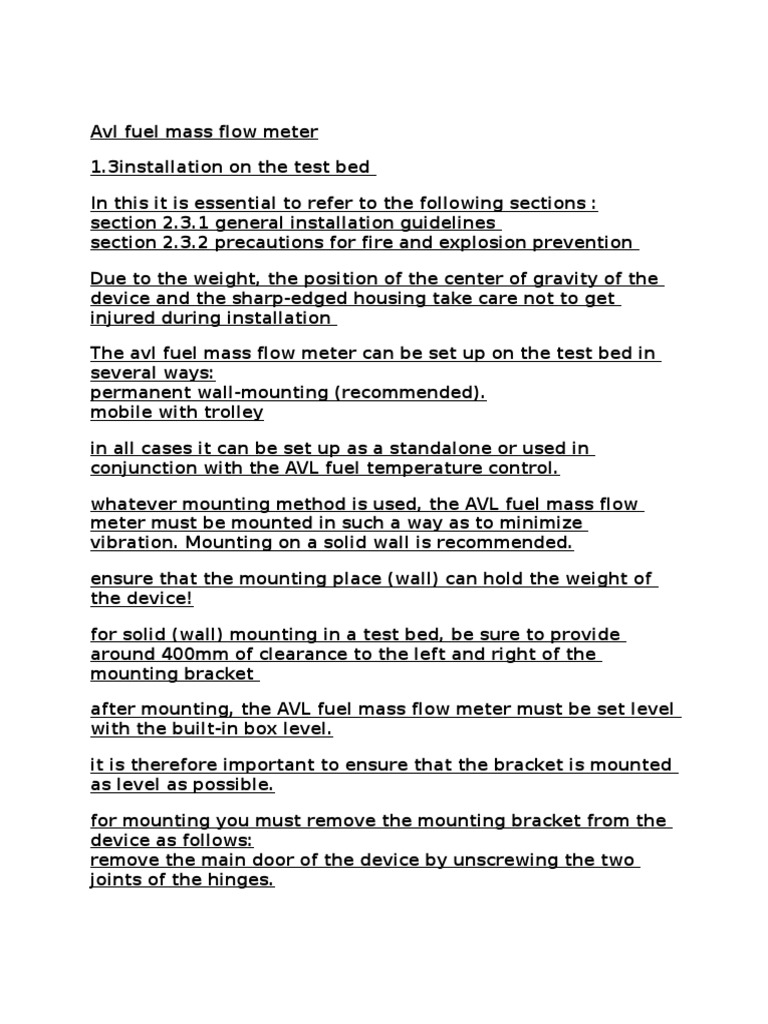 Avl Fuel Mass 1 | PDF | Power Supply | Valve