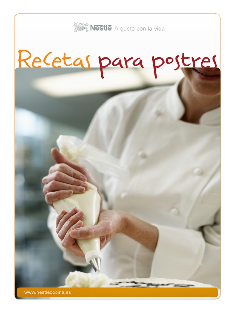 Recetas de Postres | PDF | Postres | Crema