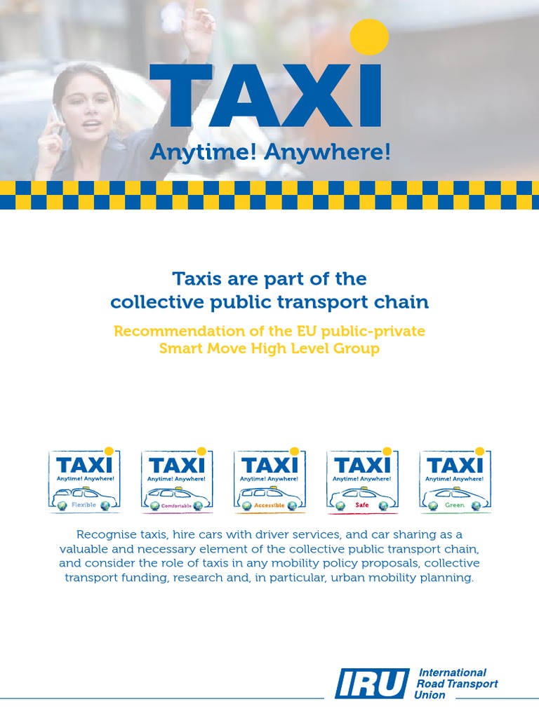 Taxis' Role in EU Public Transport Chain | PDF | Taxicab | Public Transport