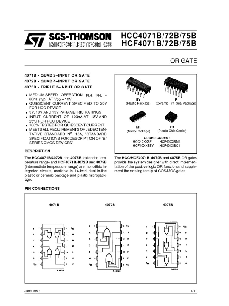 HCC4071B,HCC4072B,HCC4075B.pdf | Capacitor | Integrated Circuit
