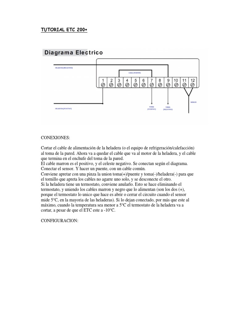 Tutorial Etc 200 | PDF | Refrigerador | Caldera