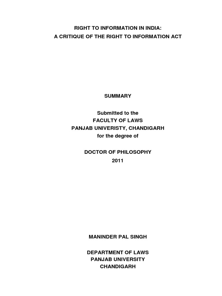 RTI Act PDF | PDF | Freedom Of Information Laws By Country | Privacy