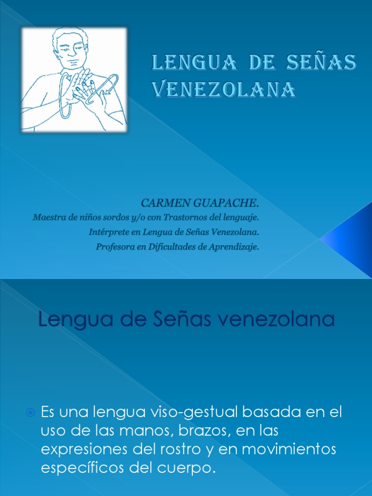 Lenguaje de Señas Venezolana | PDF