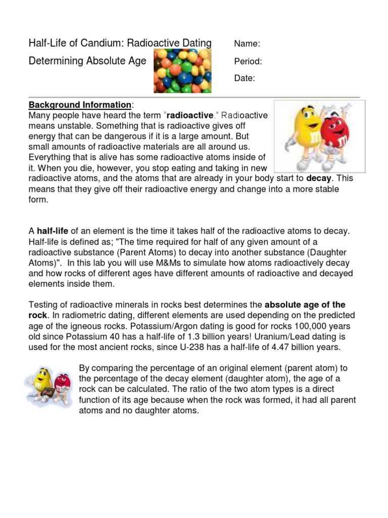 Half-Life MM Lab | PDF | Radioactive Decay | Chemical Elements