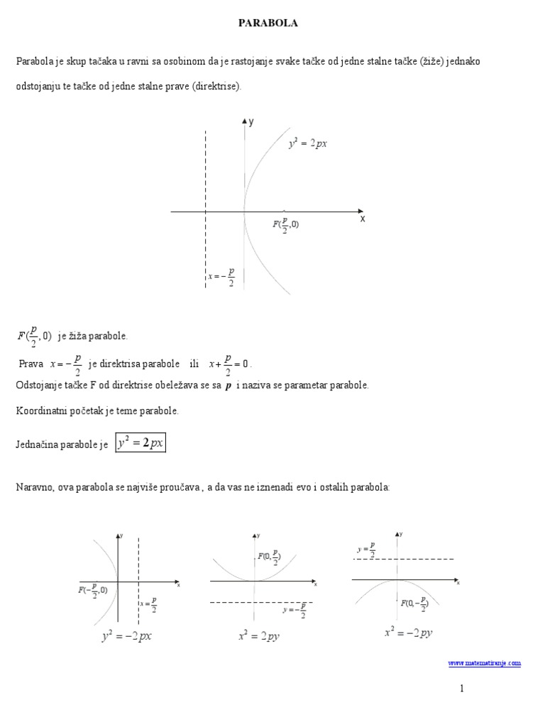 Parabola PDF | PDF