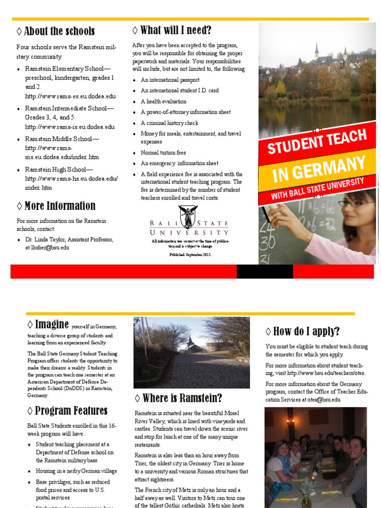 Germany Brochure | PDF | Academia | Schools