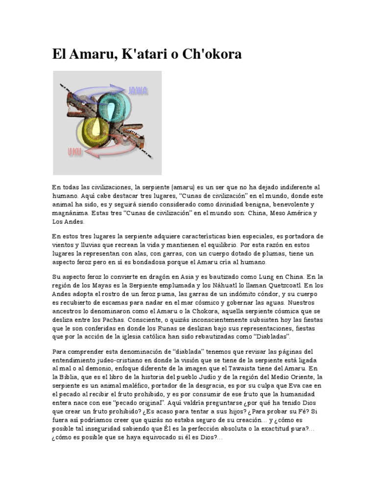 El Amaru | PDF | Existencia | Filosofía