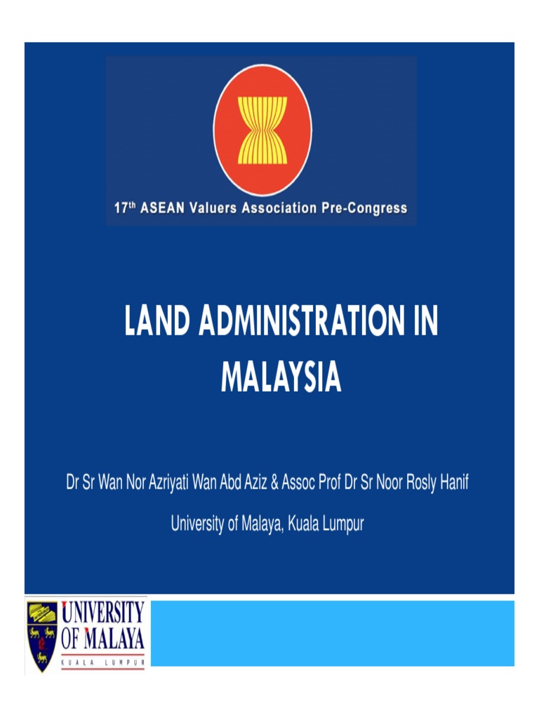 Land Administration in Malaysia PDF | PDF | Business
