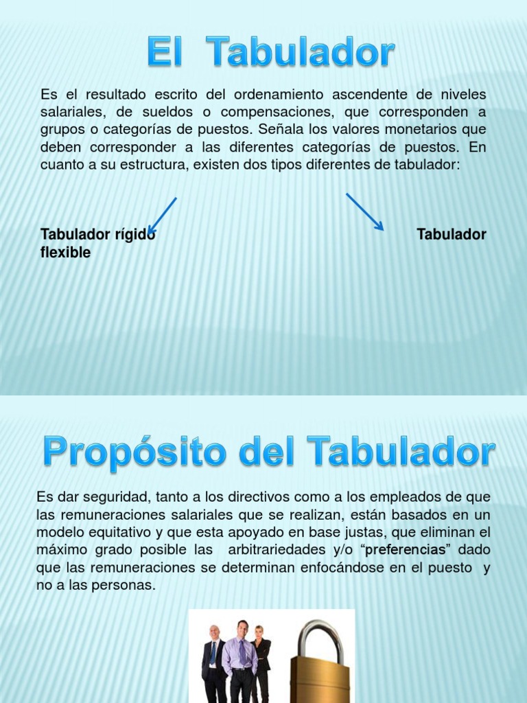 Definición y tipos de tabulador salarial | PDF | Finanzas y dinero