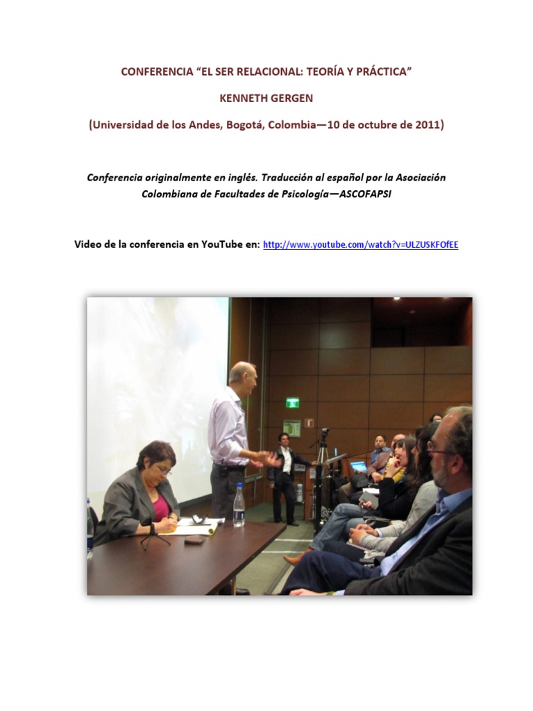 Visita Kenneth Gergen | PDF