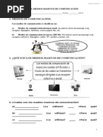 Prueba - Medios Masivos de Comunicación | PDF | Medios de comunicación ...