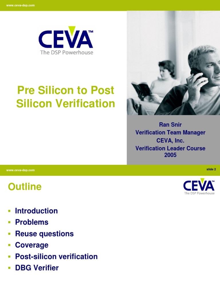 Pre To Post Silicon Verification-Ran Ceva-DSP | PDF | Computer ...