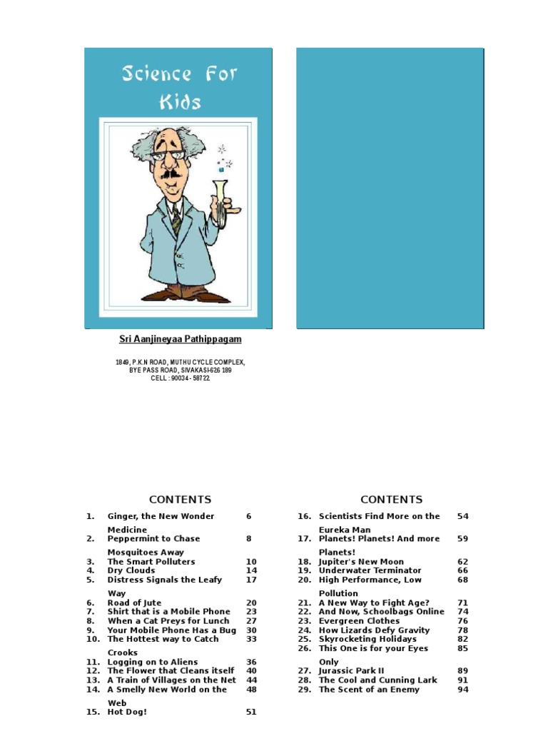 Science For Kids | PDF | Planets | Jupiter