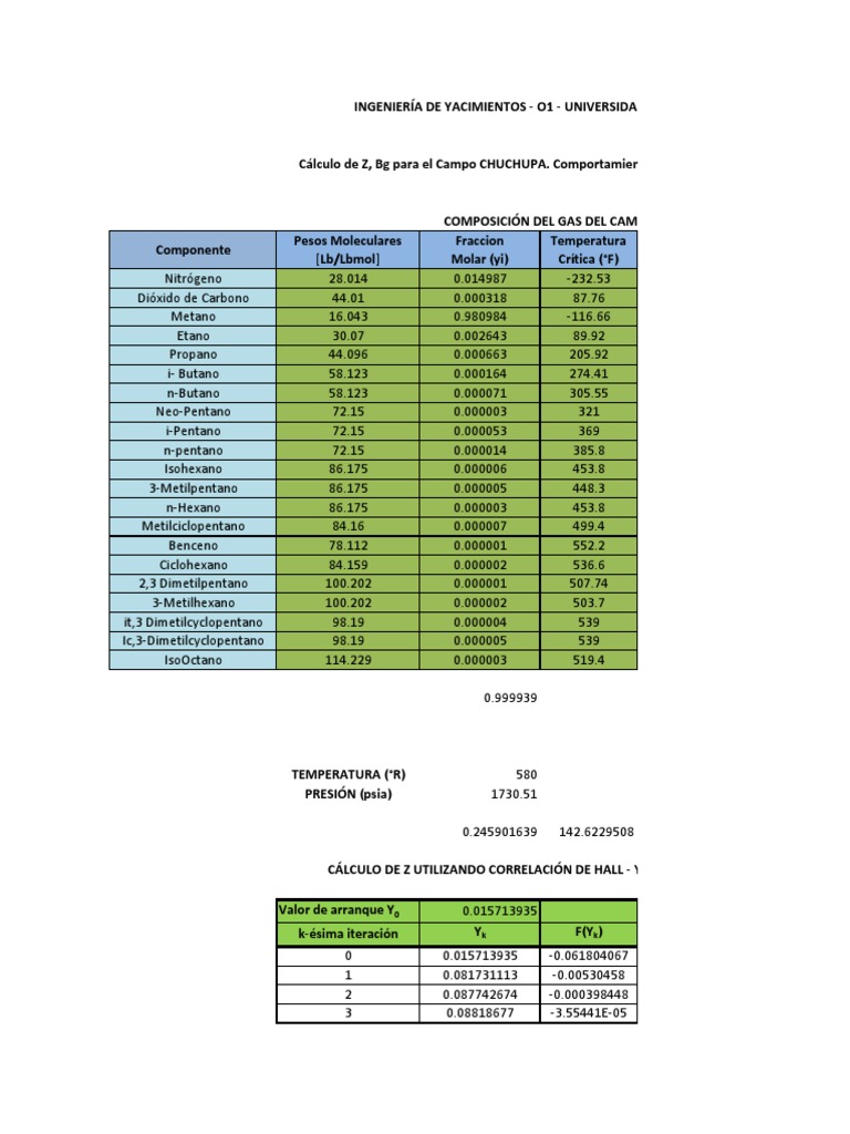 Comportamiento BG - Campo Chuchupa | PDF