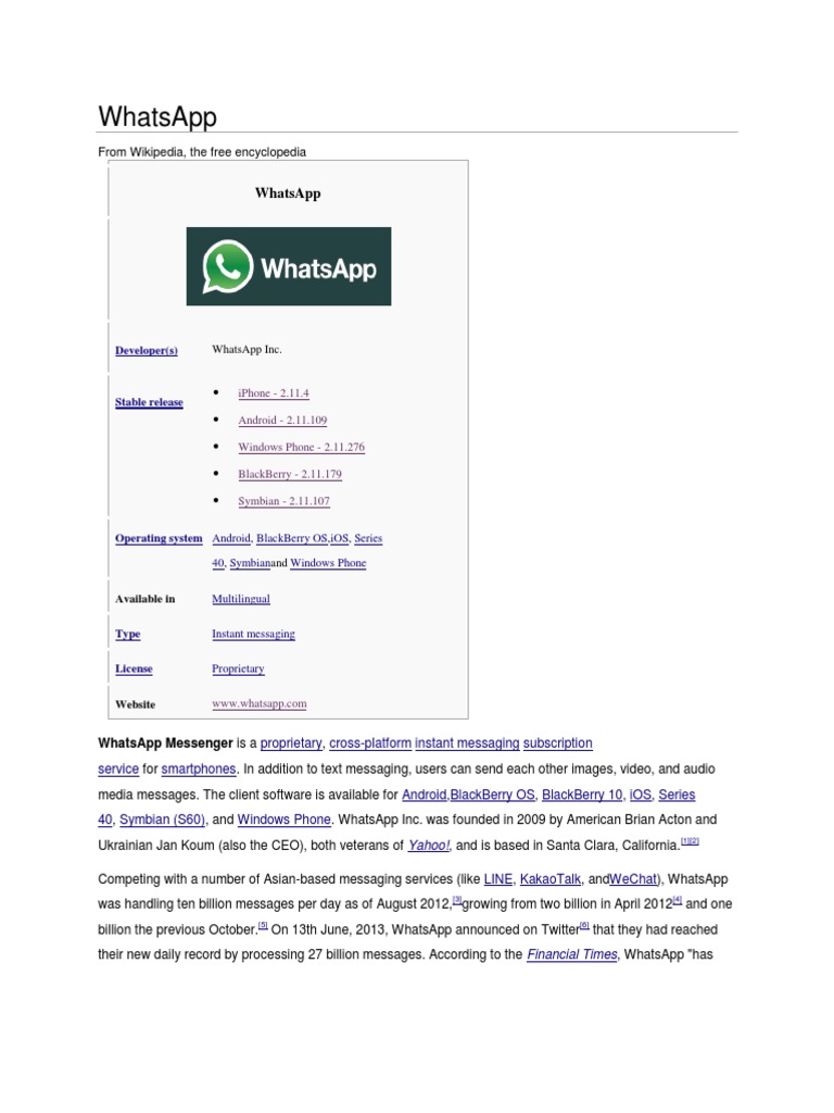 Whats App | PDF | Computers