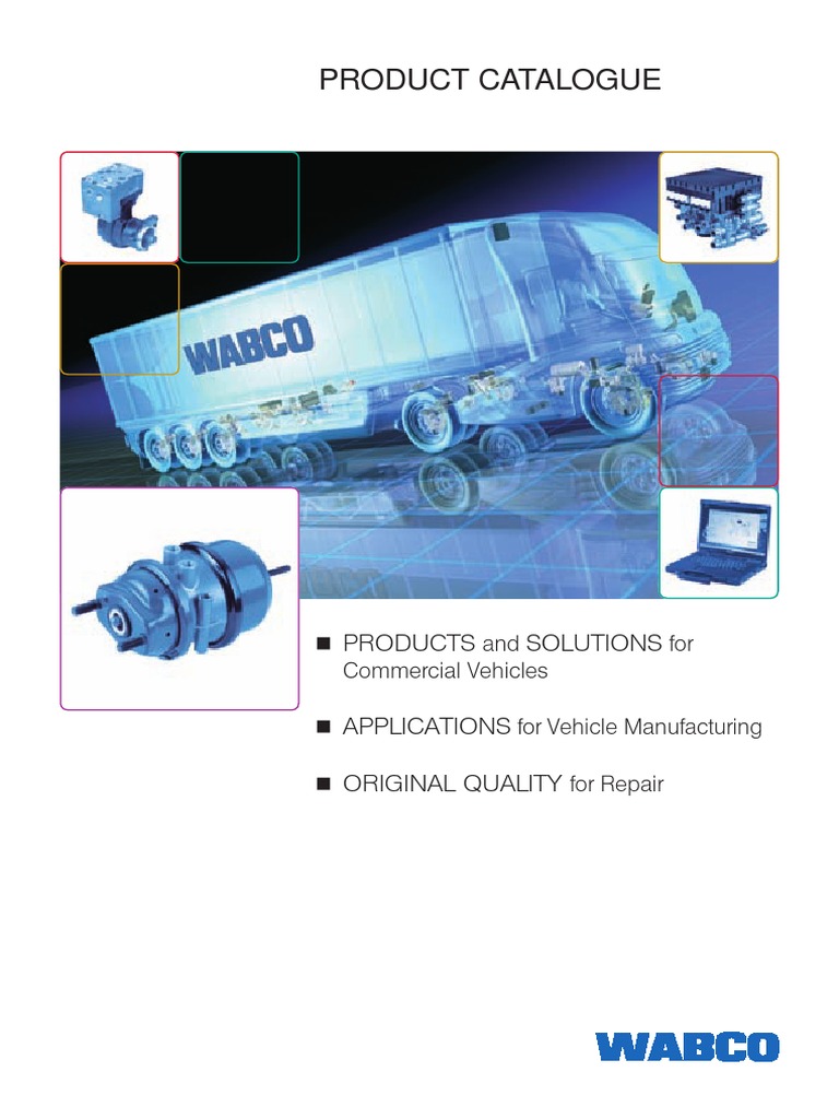 2011 WABCO Product Catalog | PDF | Brake | Anti Lock Braking System