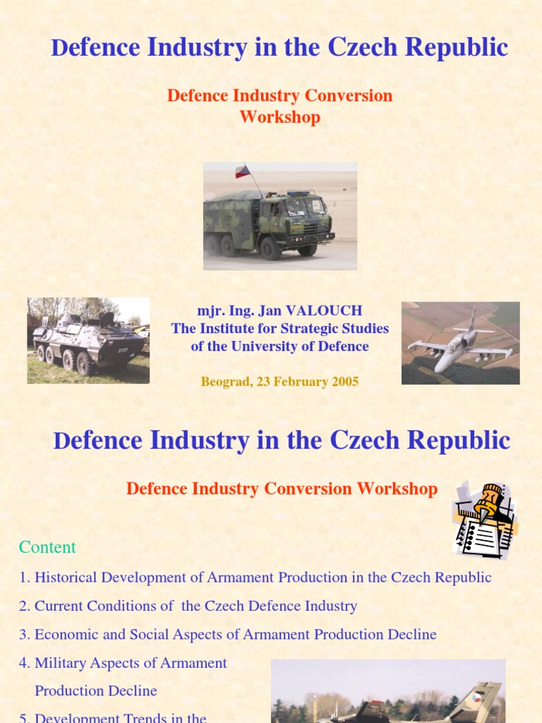 Defence Industry in The Czech Republic | PDF | Arms Industry | Military
