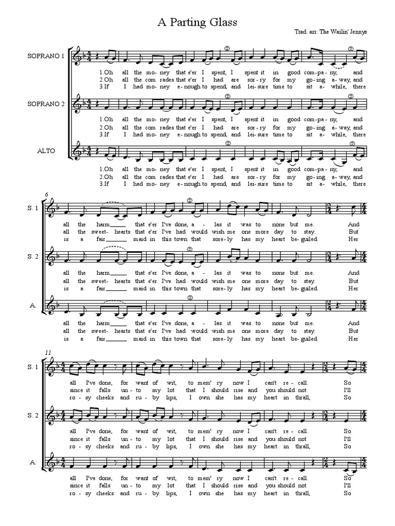 A Parting Glass | PDF