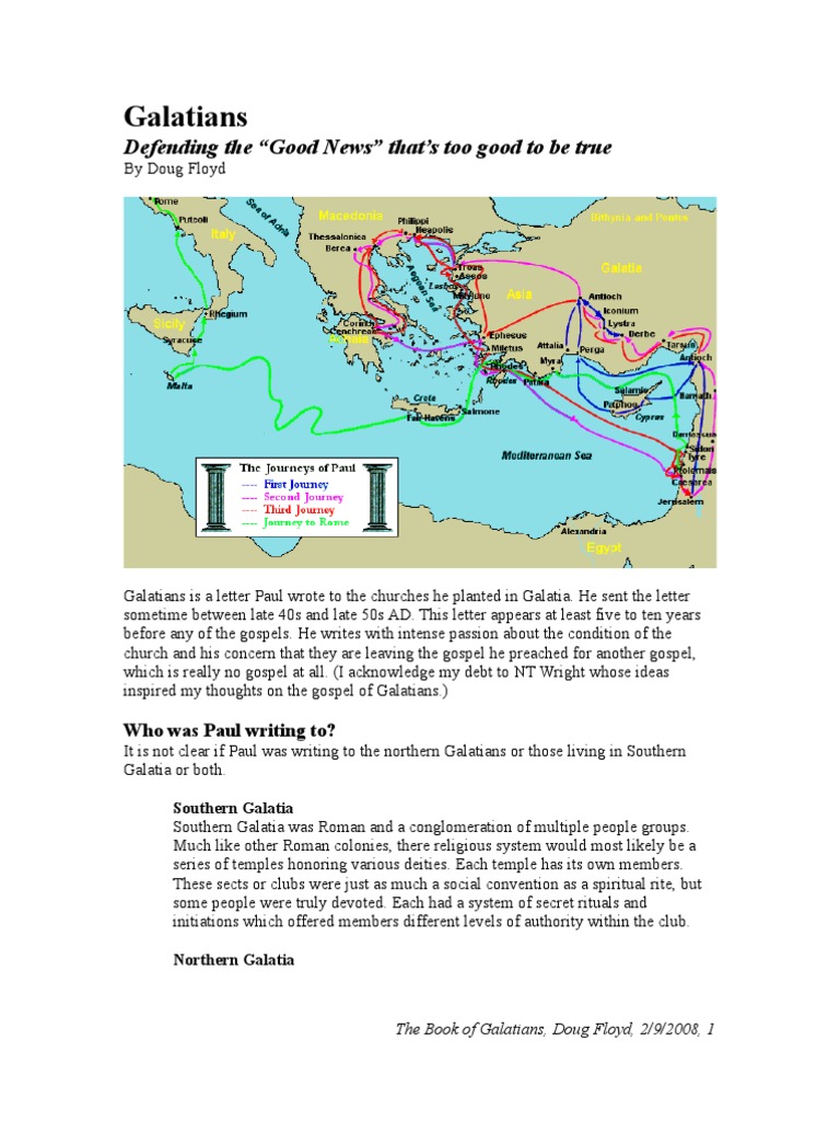 Galatians Bible Study | PDF | Paul The Apostle | The Gospel