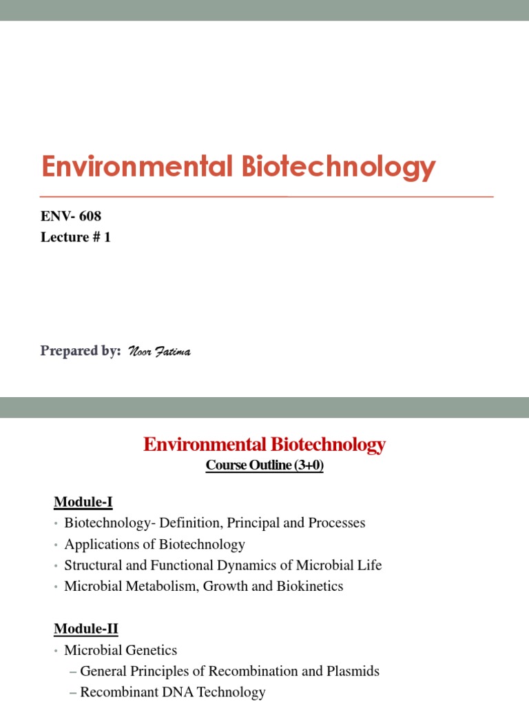 Introduction To Biotechnology | PDF | Biotechnology | Microorganism