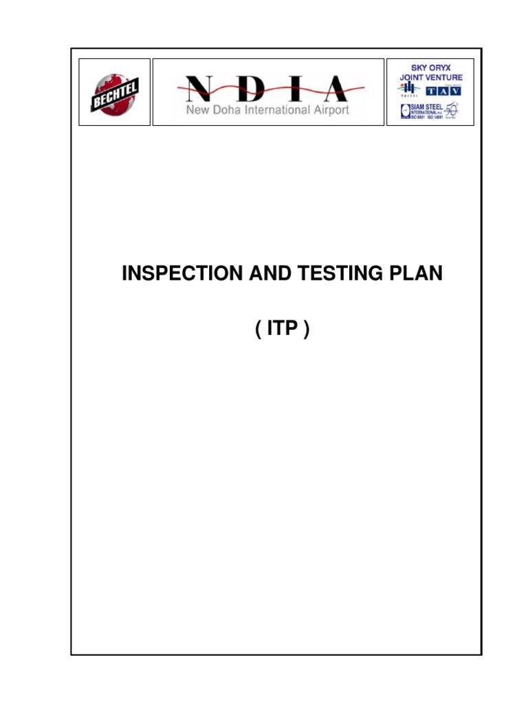 Inspection and test Plan