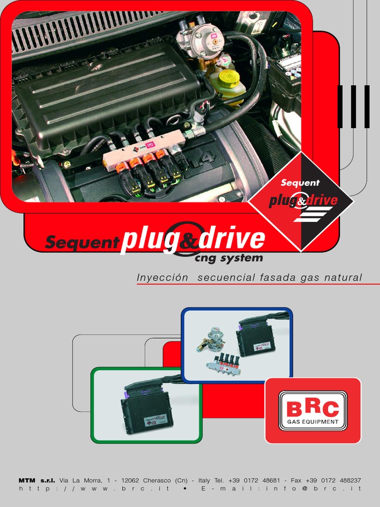 Sistema de inyección secuencial de gas natural BRC Sequent Plug & Drive: características y ...