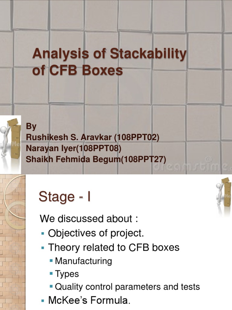 CFB Box Stackability Analysis and Design | PDF | Paper | Randomized ...