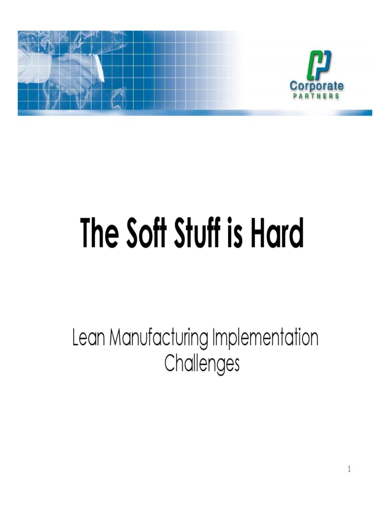 Lean Manufacturing Implementation Challenges | Download Free PDF | Lean ...