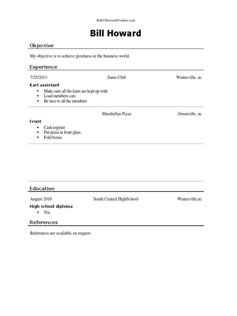 Entry-Level Job Seeker Profile | PDF