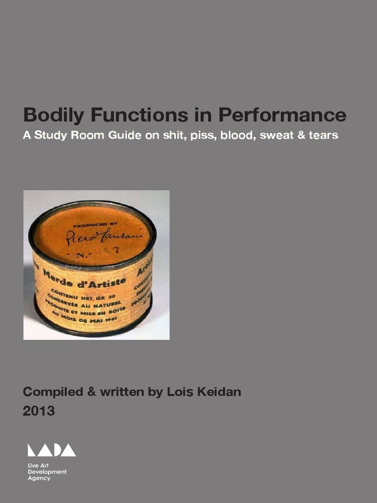 Bodily Functions in Live Art | PDF | Arts (General)