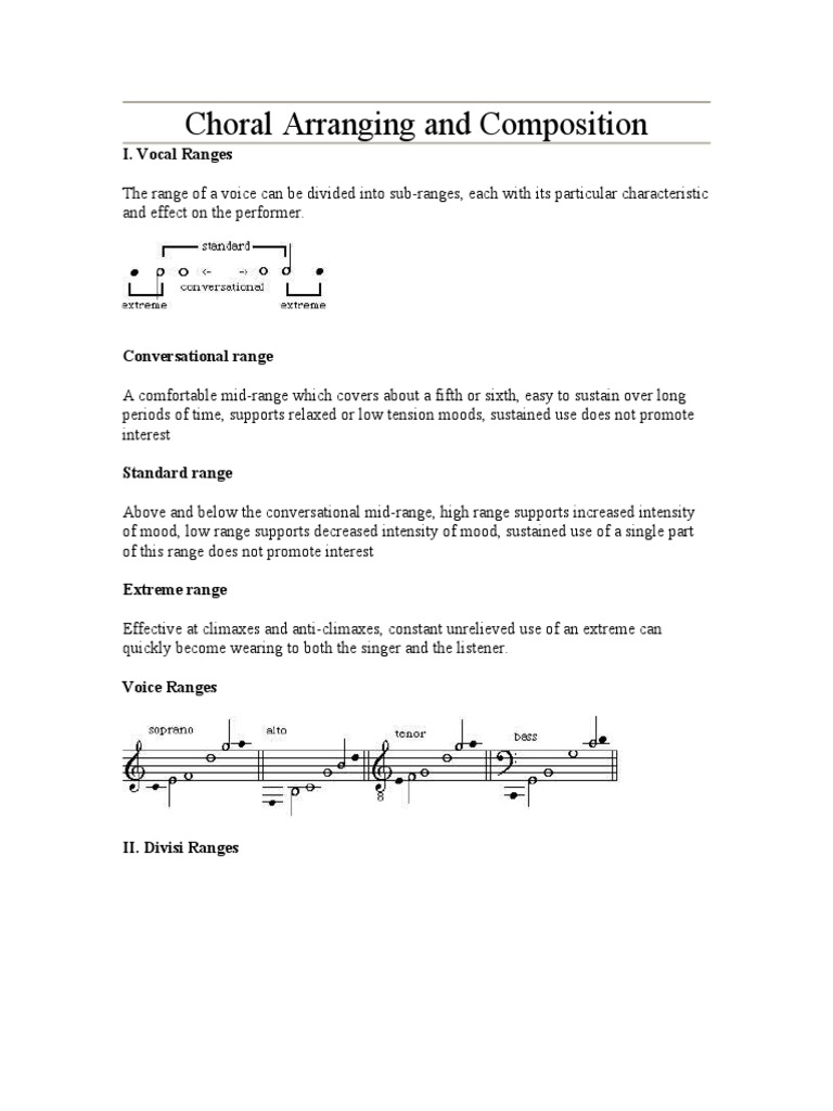 Choral Arranging and Composition | Download Free PDF | Singing ...