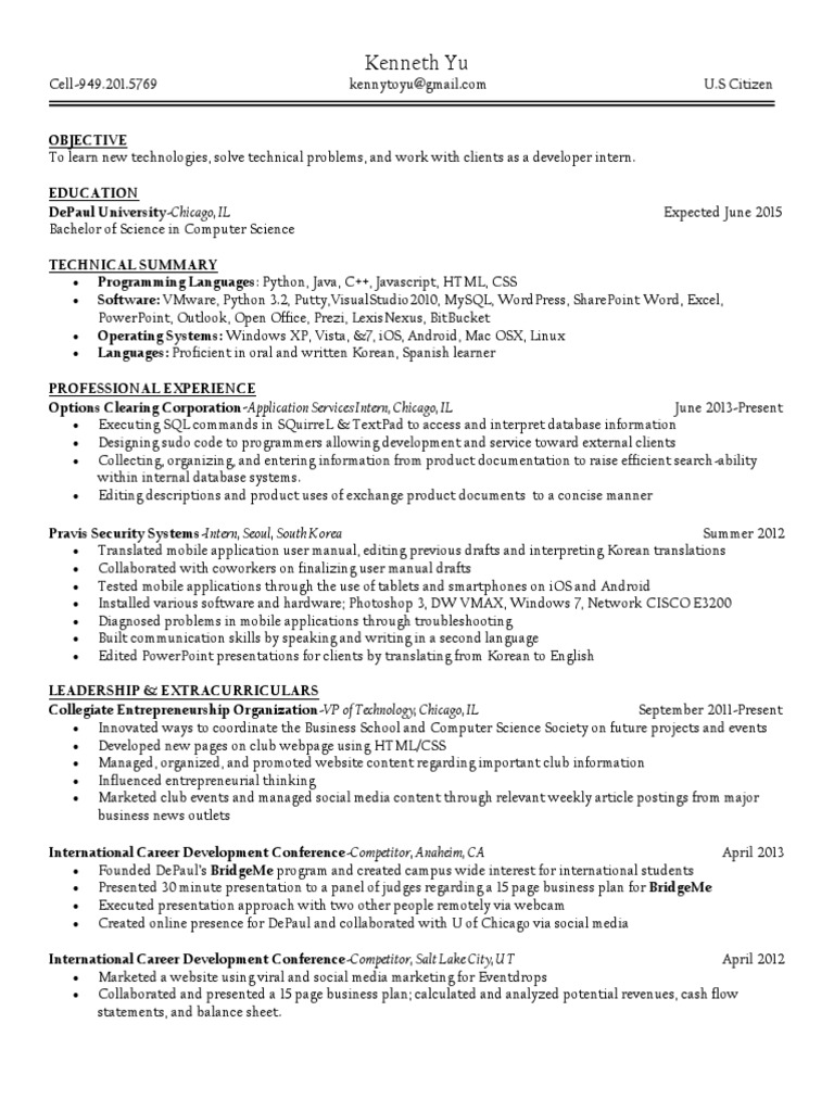 Kenneth Yu Resume | PDF | Social Media | Popular Culture & Media Studies