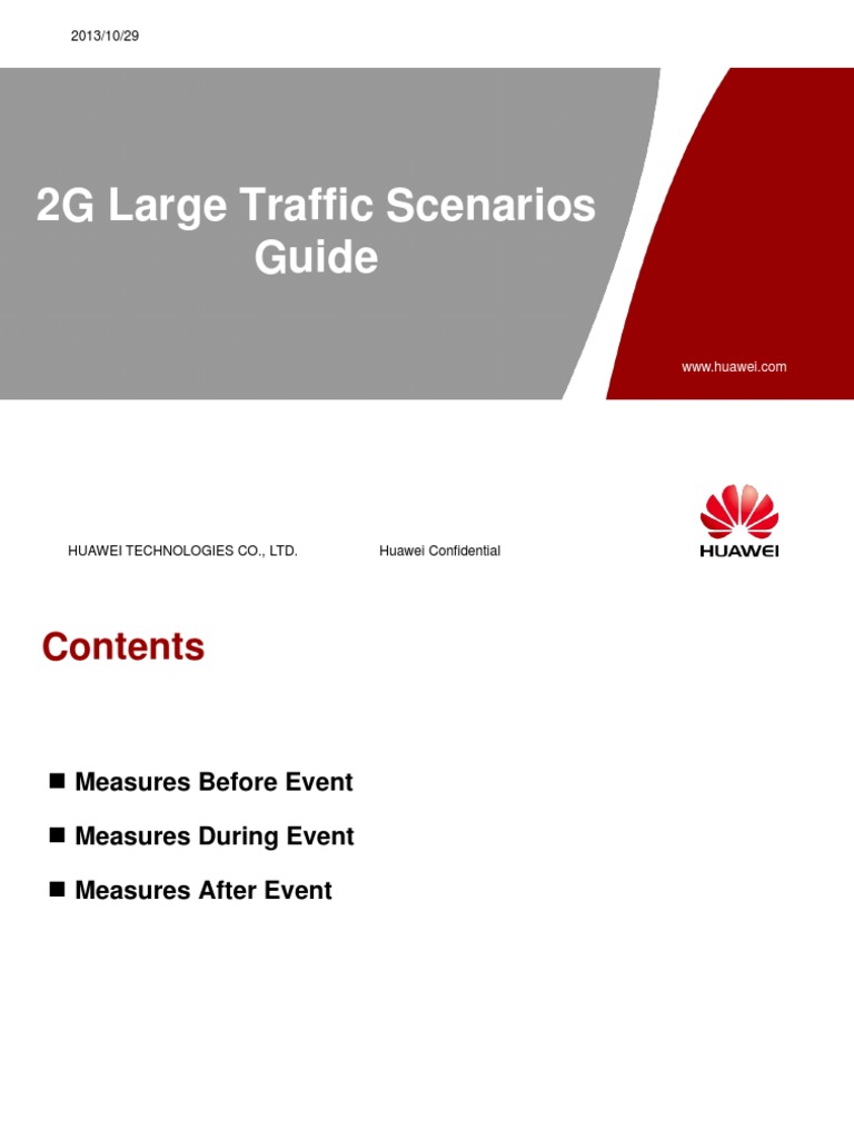 2G Large Traffic Guide | PDF | Network Congestion | Data Transmission