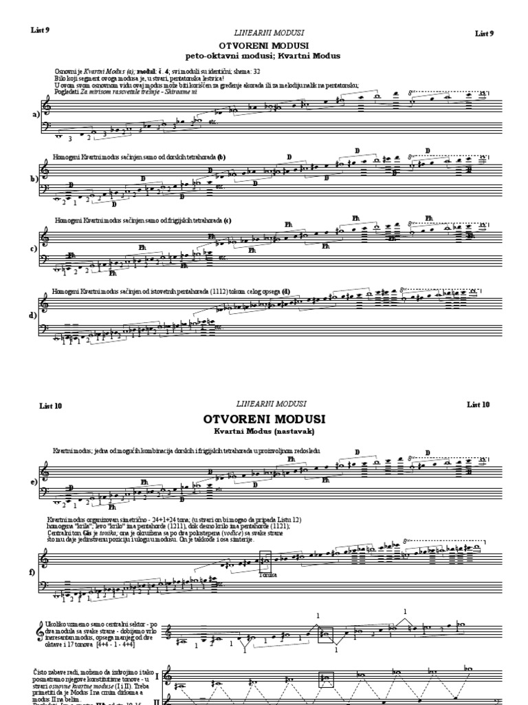 (MODUSI) - Listovi 9-12 (A-4 Landscape) | PDF