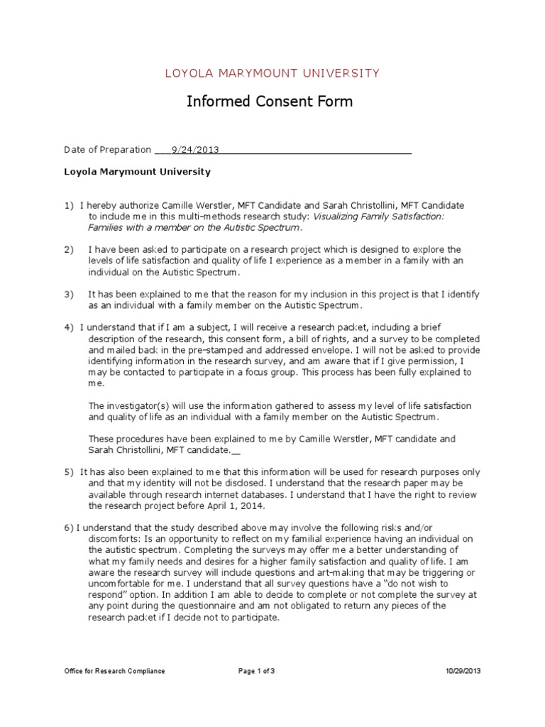 Irb Informed Consent | PDF | Survey Methodology | Informed Consent