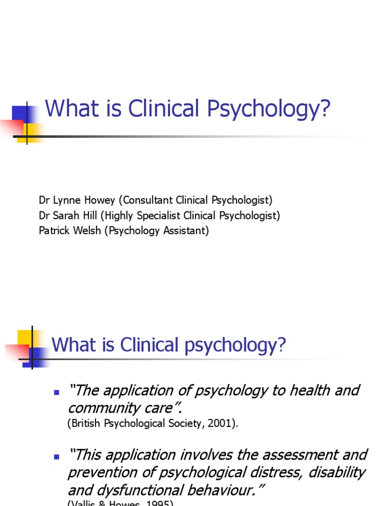 What is Clinical Psychology | Psychologist | Clinical Psychology