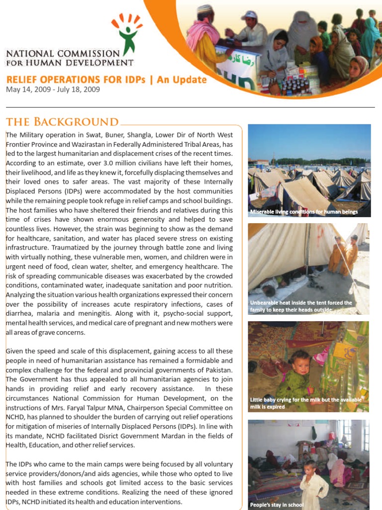 Humanitarian Aid for Displaced Persons | PDF | Internally Displaced ...