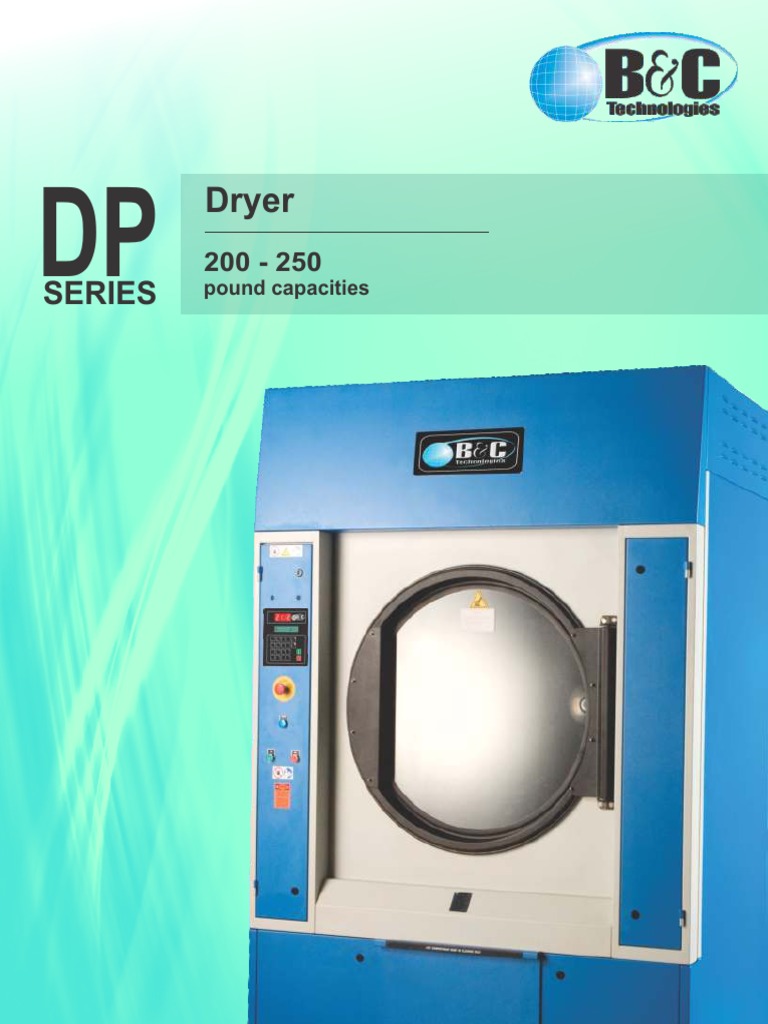 DP Industrial Dryer Brochure PDF | PDF | Clothes Dryer | Door