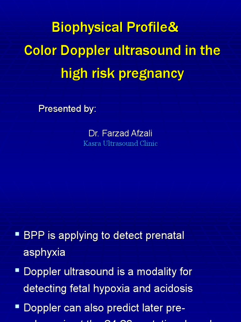 Doppler Ultrasound in High-Risk Pregnancy | PDF | Fetus | Vein
