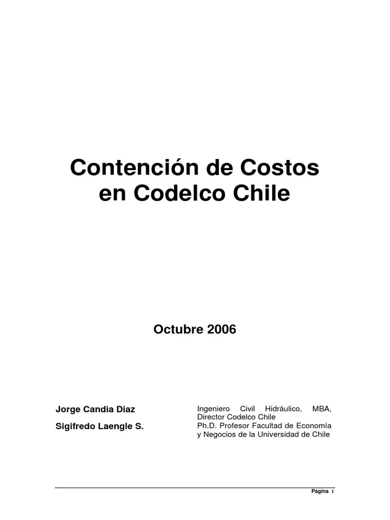 Caso Codelco | PDF | Proceso de desarrollo de software | Recursos humanos