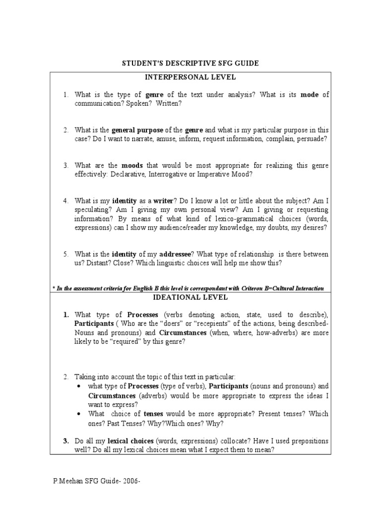 Functional Guide Revised | PDF | Verb | Grammatical Tense