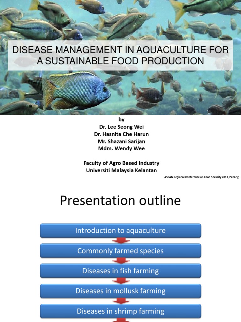 DISEASES MANAGEMENT IN AQUACULTURE FOR SUSTAINABLE FOOD PRODUCTION.pdf ...