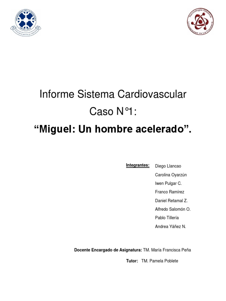 Informe Sistema Cardiovascular Revisado | PDF | Angiotensina | Corazón