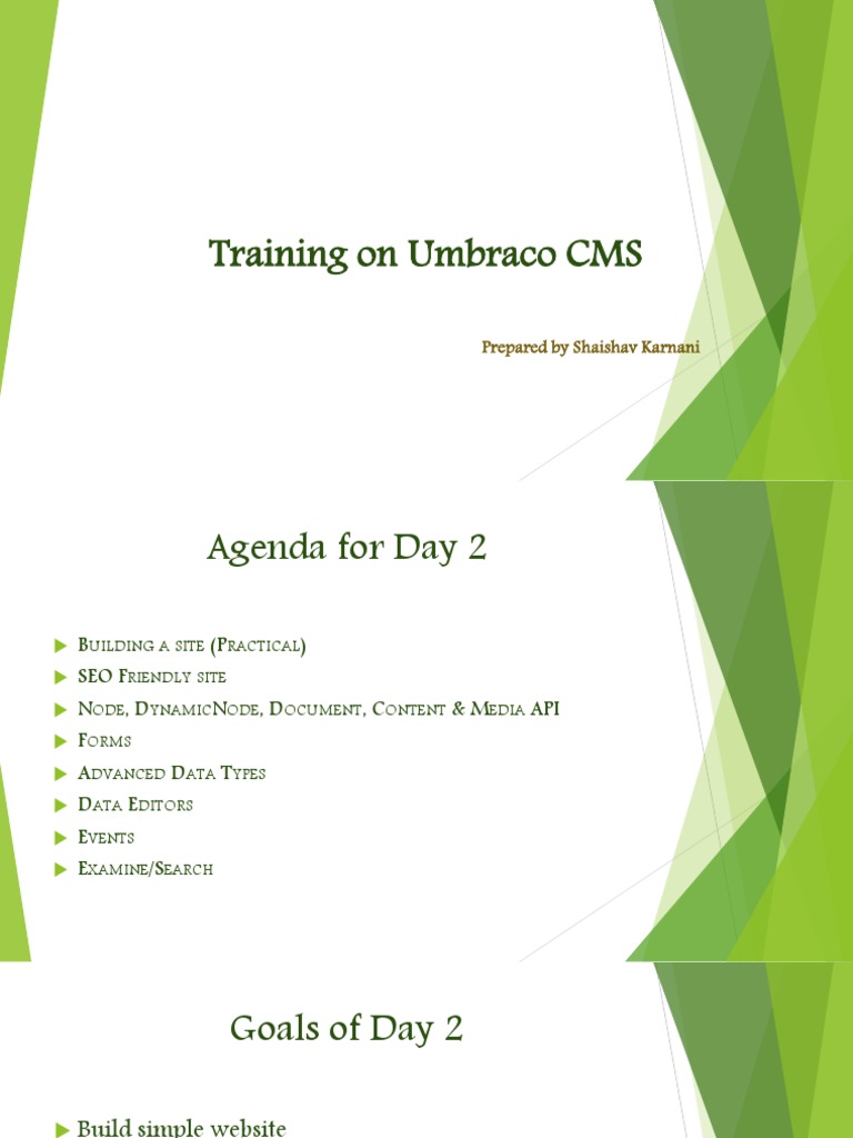 Umbraco CMS Day 2 Training Guide | PDF | Search Engine Optimization ...