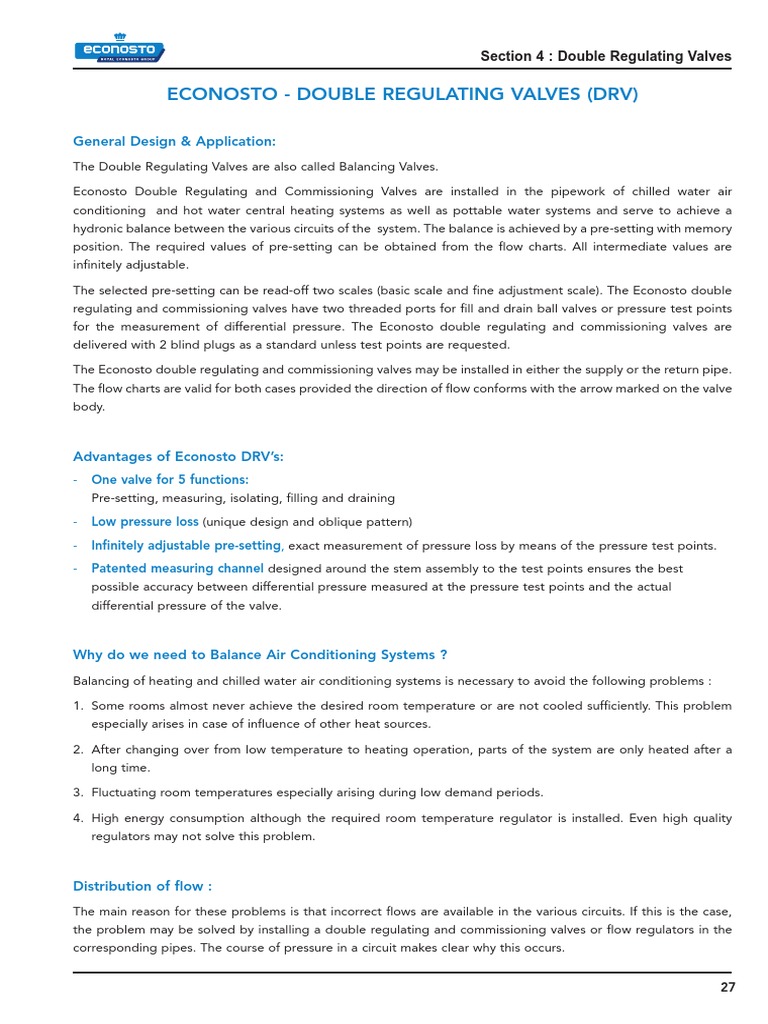 Double Reg Valves PDF | PDF | Valve | Pressure Measurement