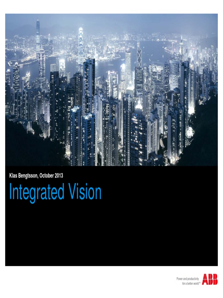 ABB Integrated Vision: ABB Industrial Robots | PDF